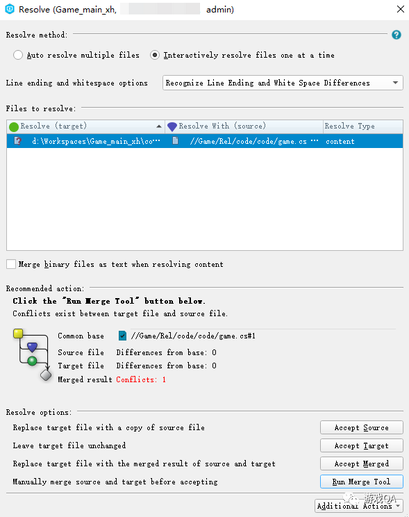 【用户文章】P4合并实践指南之实例拆解Resolve - 知乎