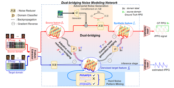 【rPPG论文阅读】Dual-bridging with Adversarial Noise Generation for Domain ...