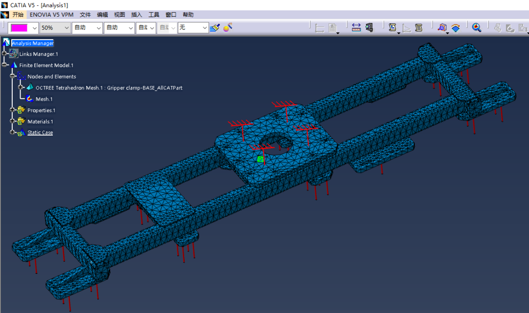焊装夹具抓手Base板应力分析(catia有限元)方法 - 知乎