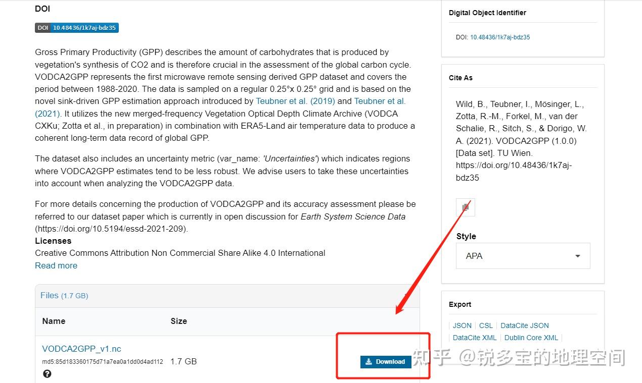 常用的NPP、GPP数据集介绍与下载教程 - 知乎