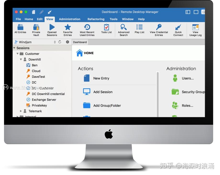 Mac远程控制：Remote Desktop Manager - 知乎
