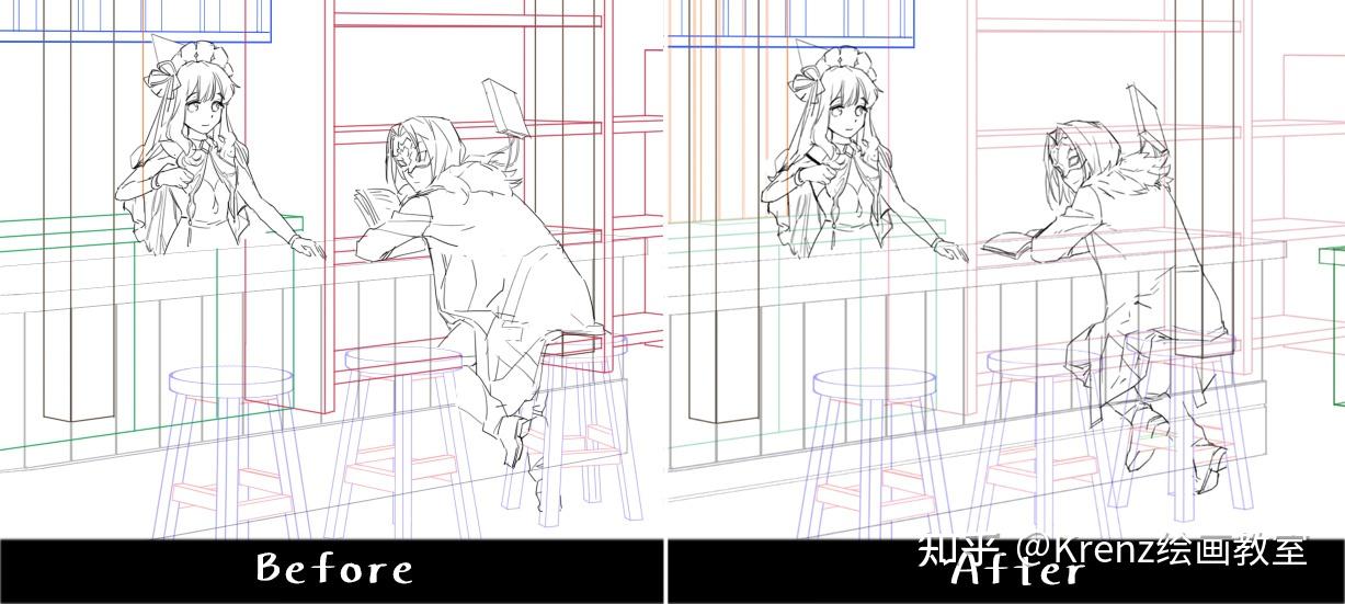Krenz绘画教室【优秀作业心得】基础透视与结构-0121 - 知乎