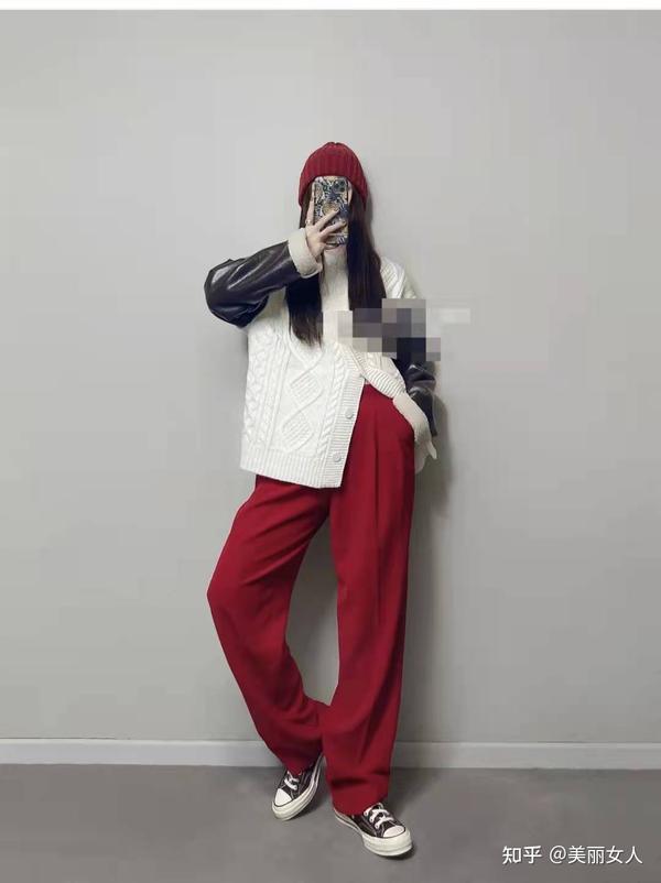 红色裤子搭配什么上衣颜色好看 - 知乎
