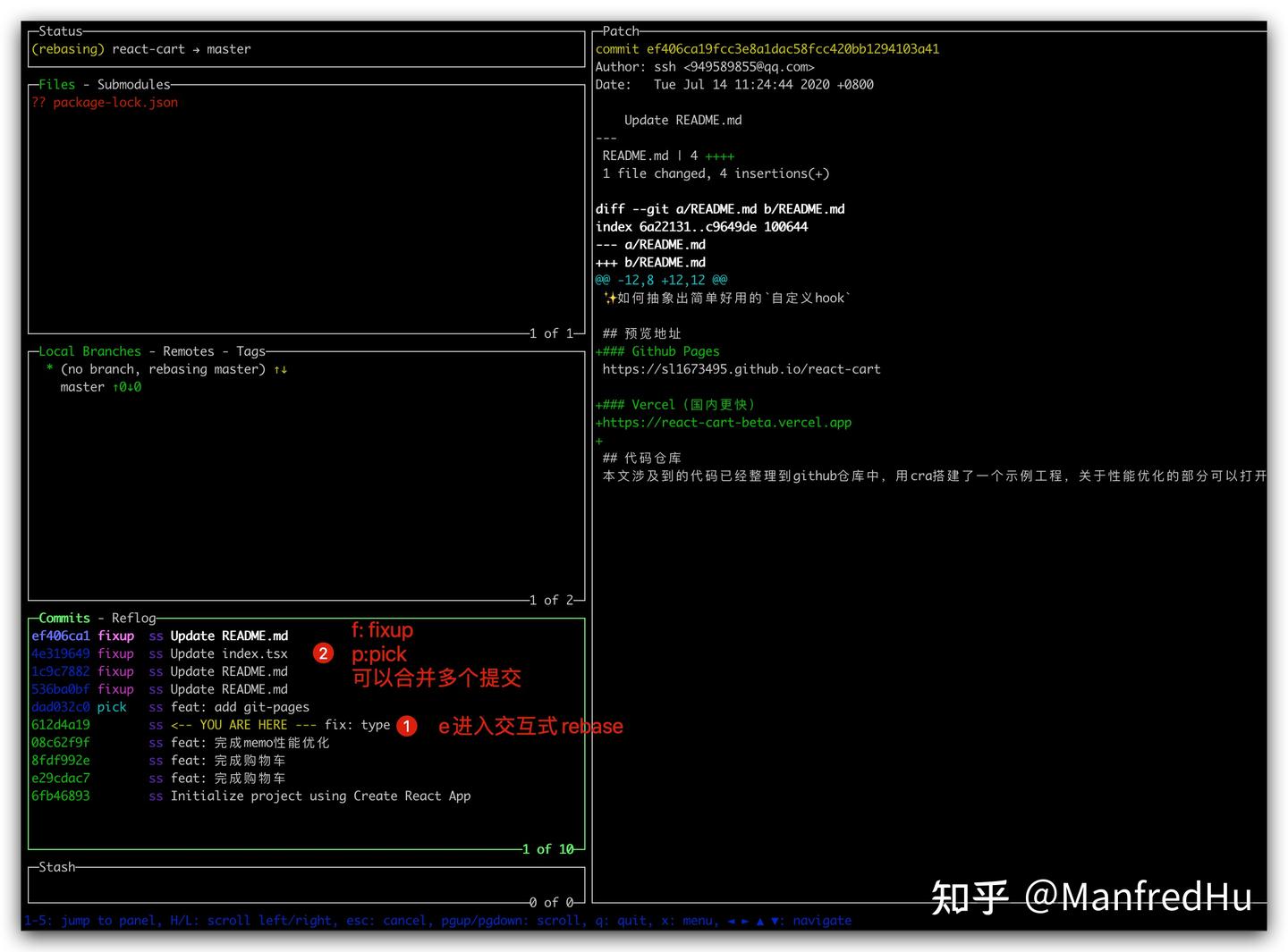 zen·工作环境搭建之git篇之Lazygit - 知乎