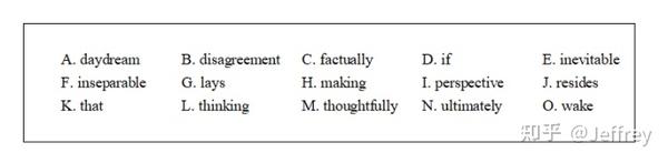2019年英语专四TEM4·完型填空解析 - 知乎
