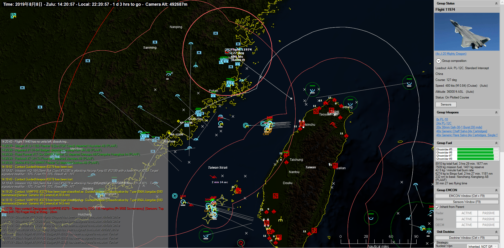CMANO兵棋推演：对台作战2019（四） - 知乎