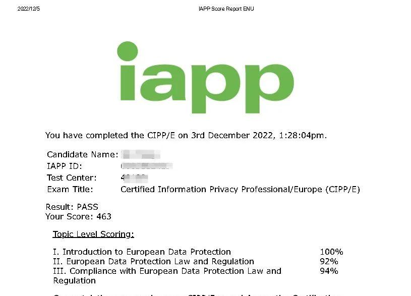 隐私认证经验之谈 | CIPP新型学习法？建立GDPR树状图，阶段式备考重点... - 知乎