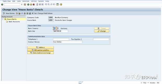 SAP FI课程 2.4 银行主数据 - 知乎