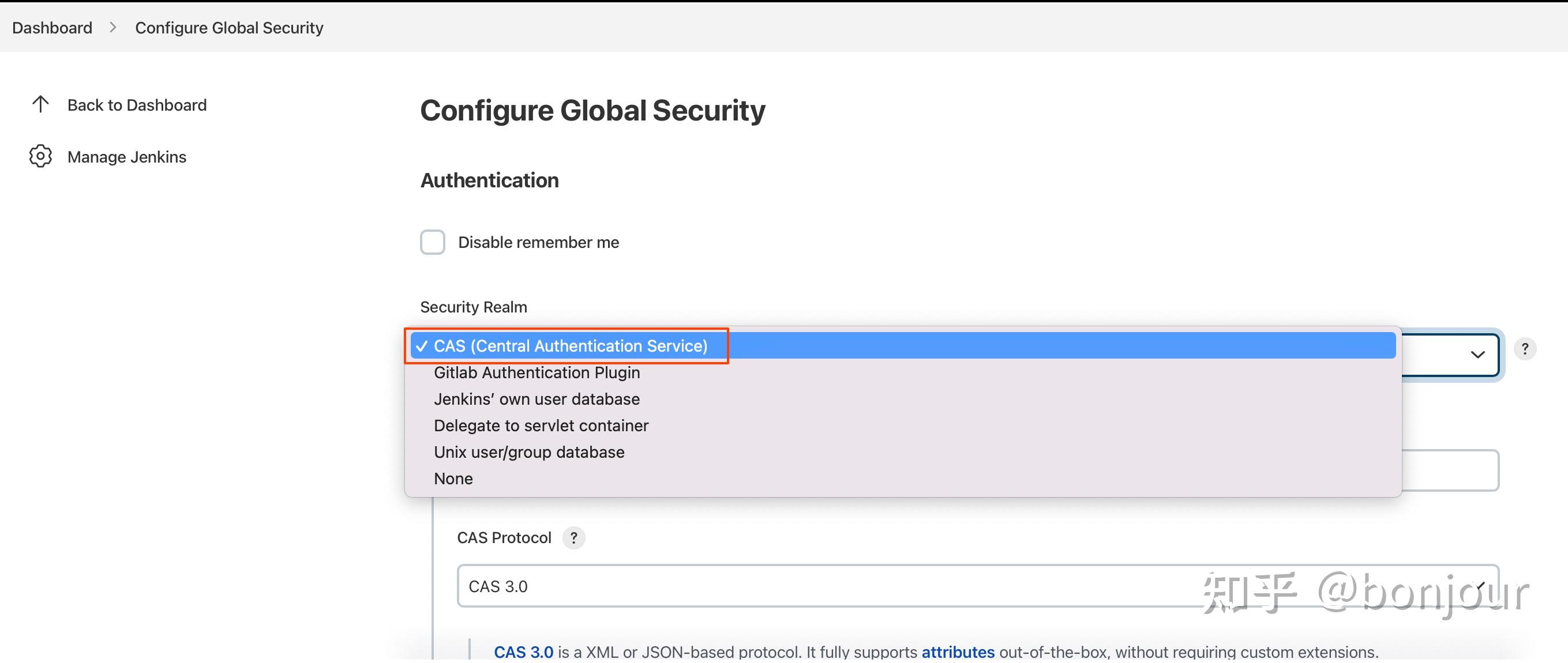 Jenkins接入CAS SSO - 知乎