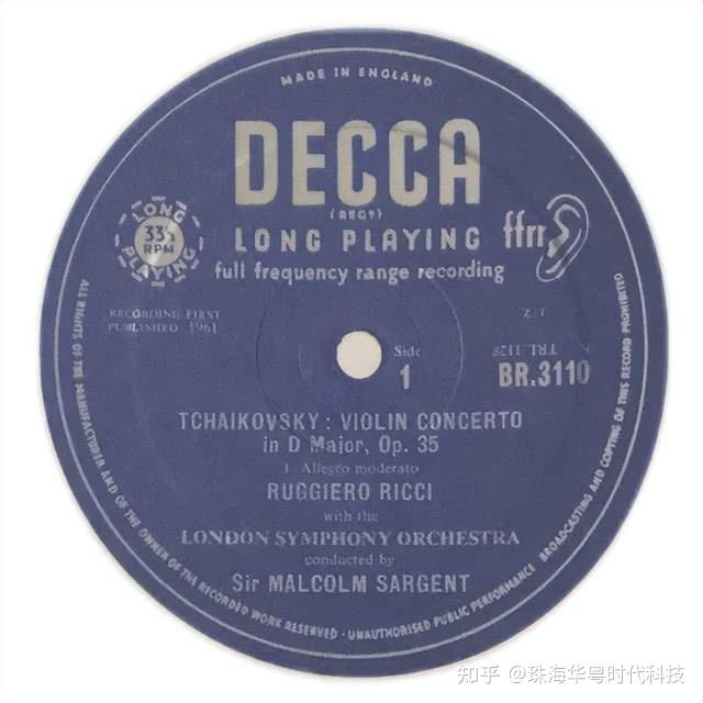 「黑胶科普」黑胶圈著名公司Decca的LP标签识别（下） - 知乎
