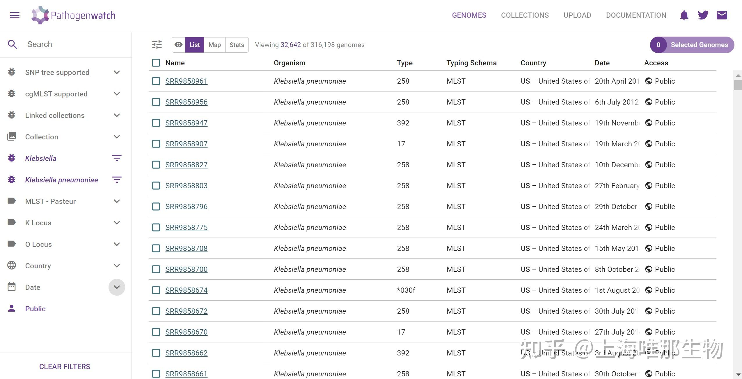 物种和分类学预测网站Pathogenwatch的使用方法介绍 - 知乎