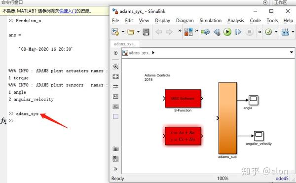 如何实现Matlab--Adams联合仿真 - 知乎