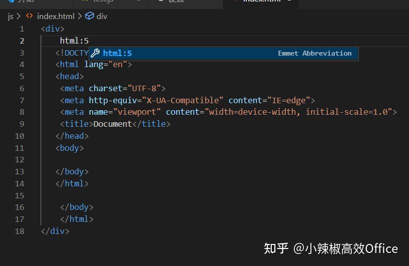 vscode中使用！或html:5生成html模板的技巧及新版无法触发或失败的解决办法-前端开发自学笔记(2) - 知乎