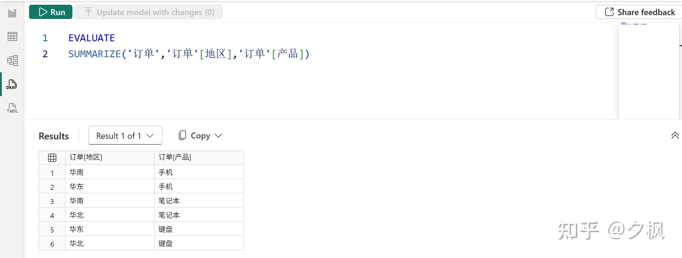 PowerBI/DAX之理解SUMMARIZE函数 - 知乎