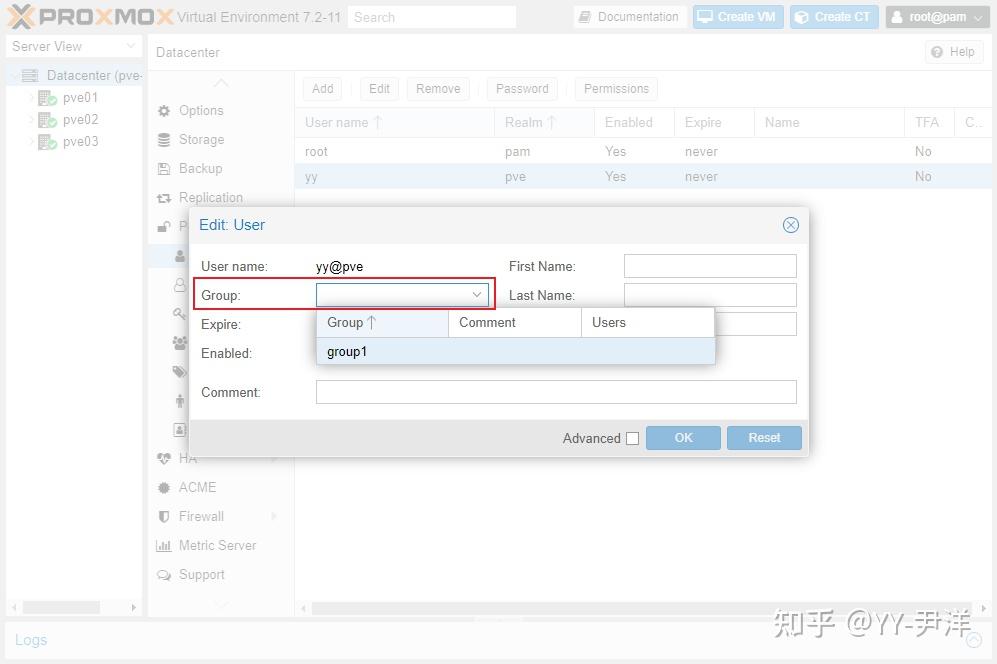 平替VMware？开源虚拟化管理平台Proxmox VE（十八）用户管理 - 知乎