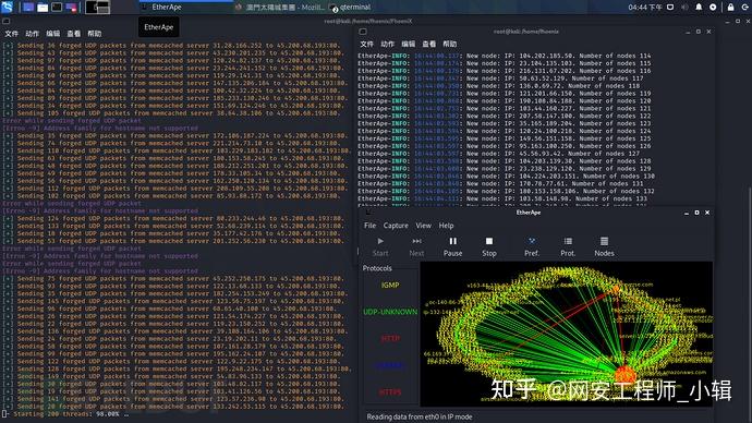 DDoS攻击详解&ufonet、Mirai分布式拒绝服务攻击工具的介绍 - 知乎