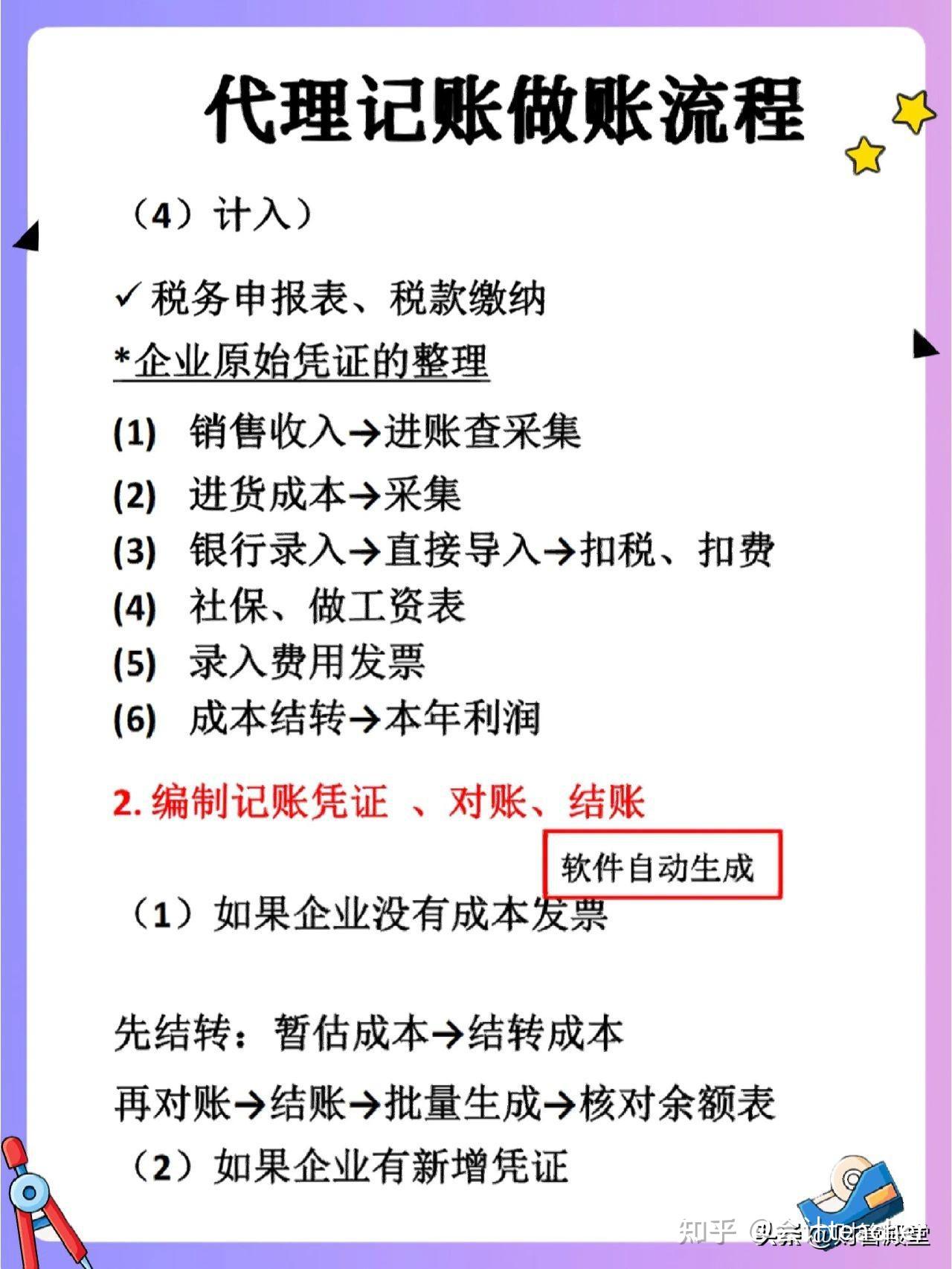 代理记账会计做账报税全教程 知乎