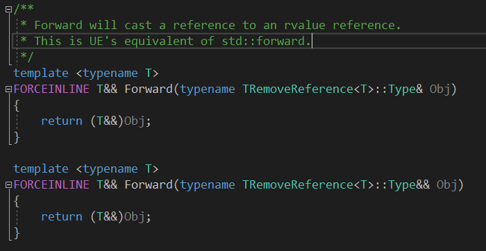 UE4的Forward完美转发 - 知乎