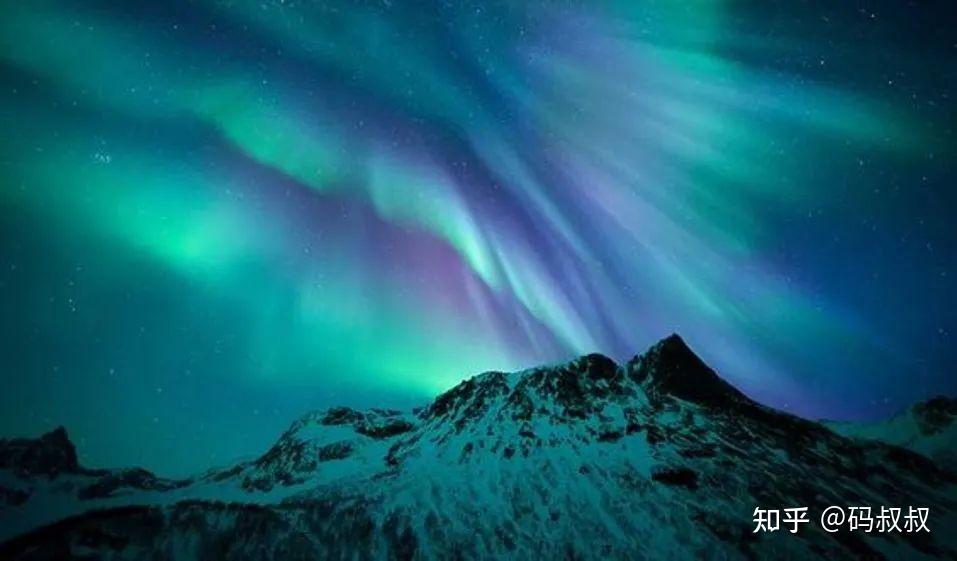 美术课丨美丽的极光-线条、形状、色彩，想象创作自己的极光 - 知乎