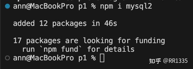 MySQL2 , node js 连接 MySQL 数据库 - 知乎