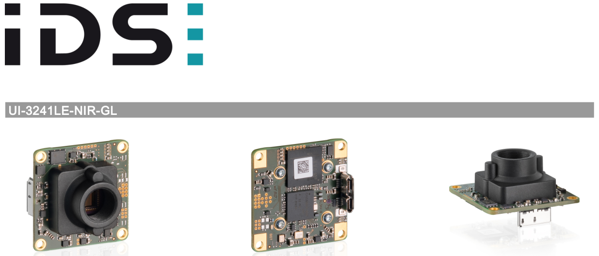 iDS UI-3241LE-NIR-GL 德国 USB 3.0 工业相机开箱测试 - 知乎