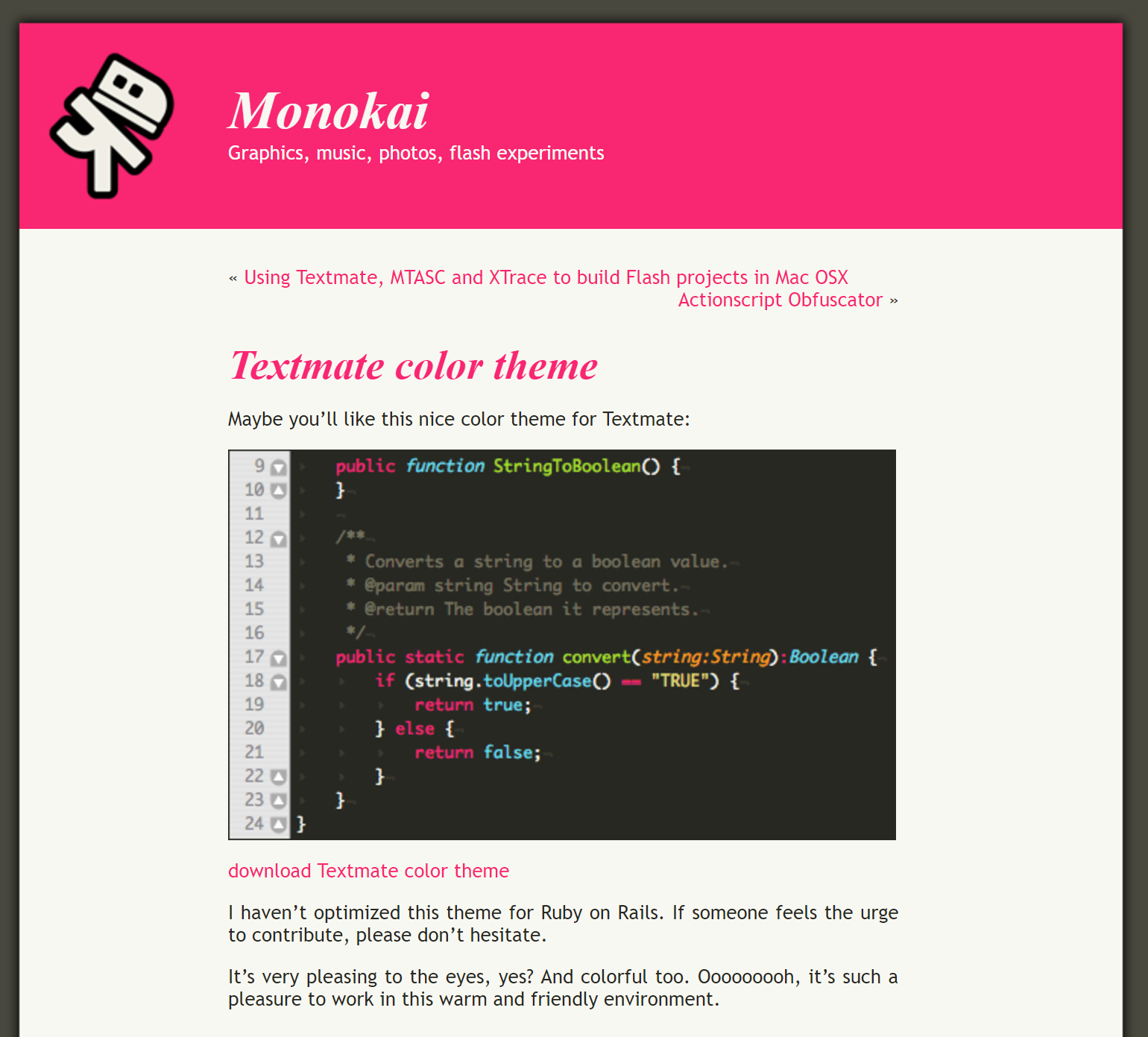 「Monokai」这个词是什么意思？ - 知乎