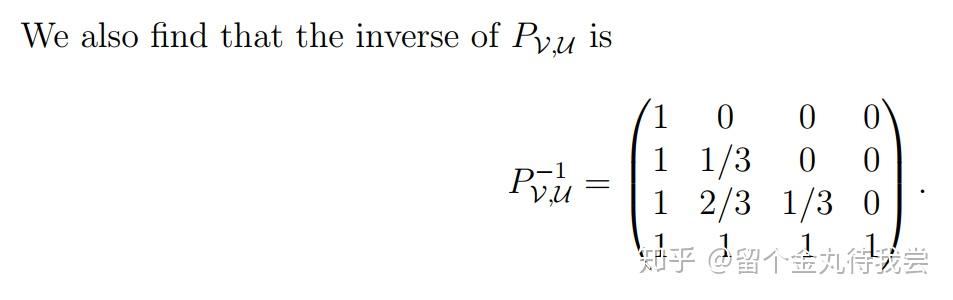 Change of Basis Matrix - 知乎