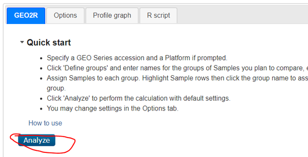 零代码差异表达分析工具：GEO2R - 知乎