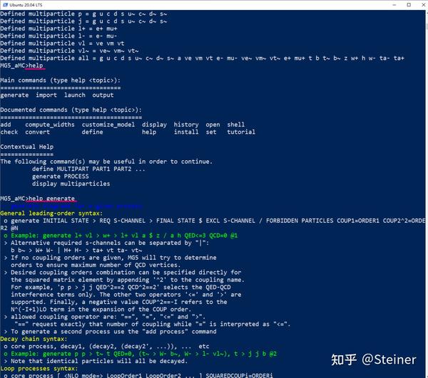MadGraph的基础语句 - 知乎