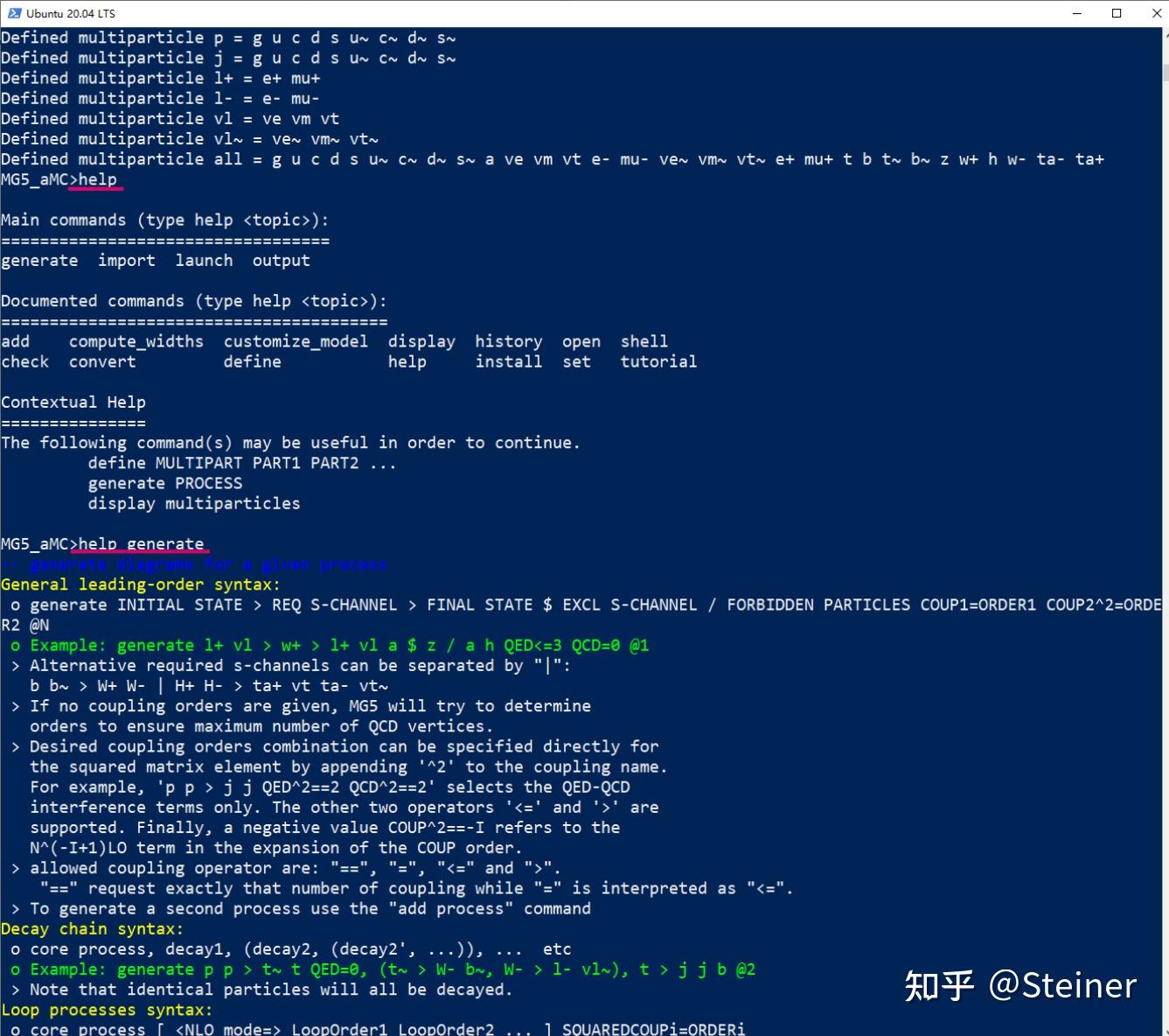 MadGraph的基础语句 - 知乎