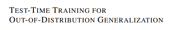 Test Time Training - 知乎