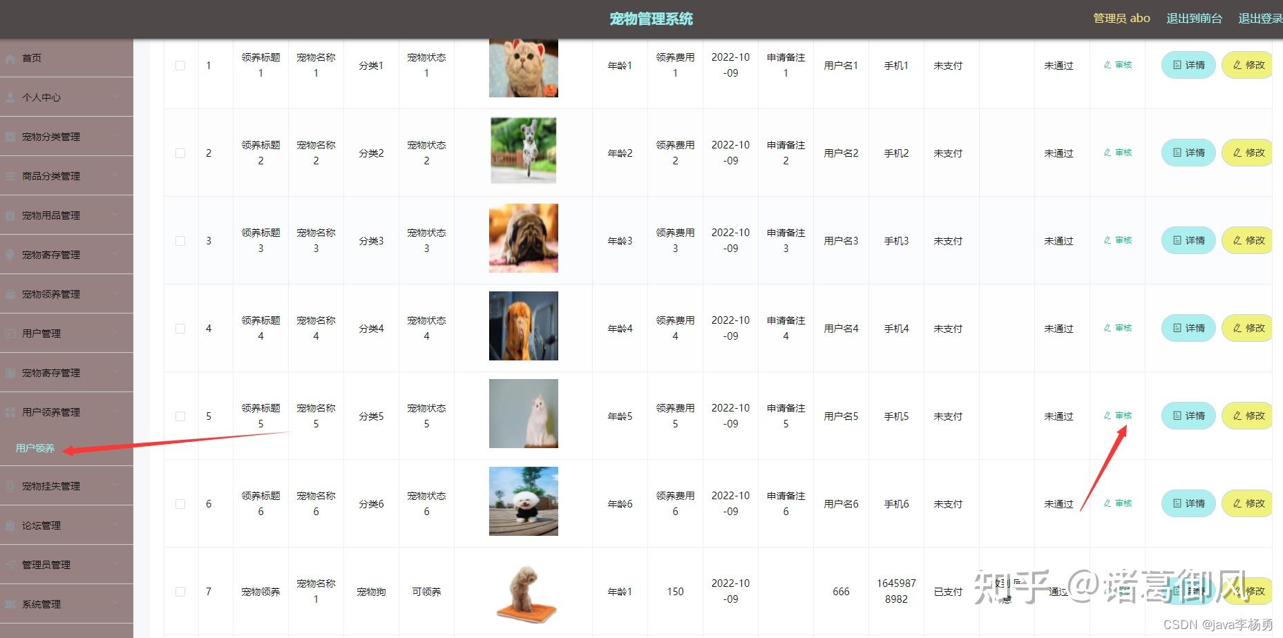 基于Java+SpringMVC+vue+element宠物管理系统设计实现 - 知乎