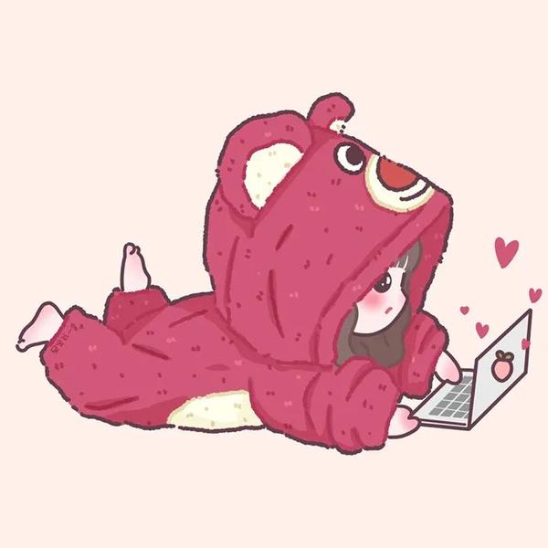 卡通头像：软萌可爱草莓熊头像 - 知乎