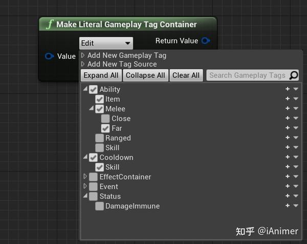 [UE4/UE5]GamePlayTag 标签 (一) - 知乎