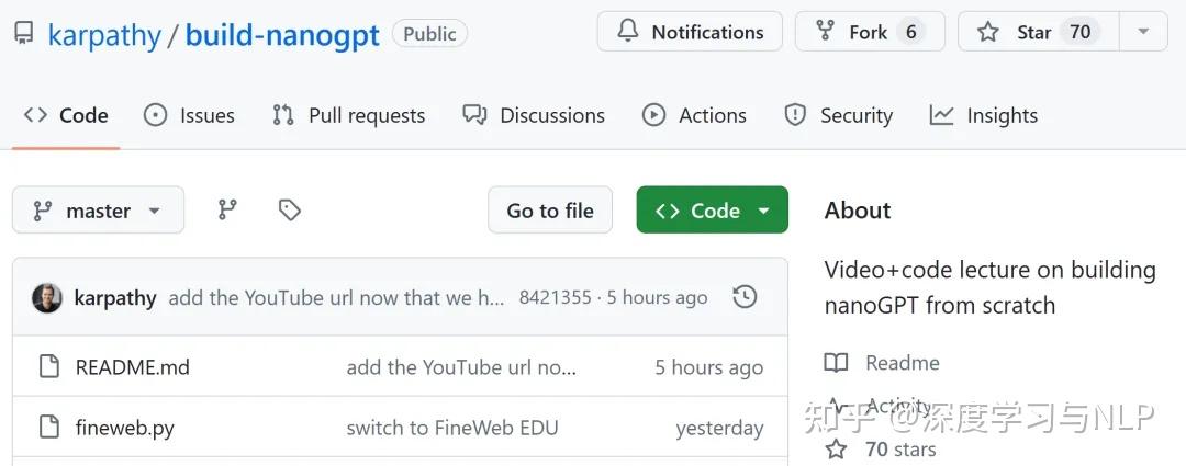 Karpathy最新四小时视频教程：从零复现GPT-2，通宵运行即搞定 - 知乎