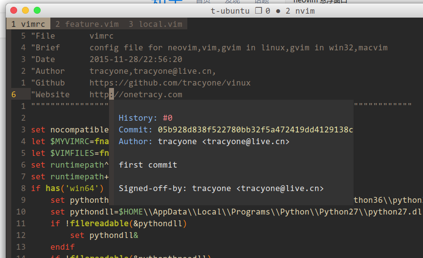 neovim 悬浮窗口介绍 - 知乎