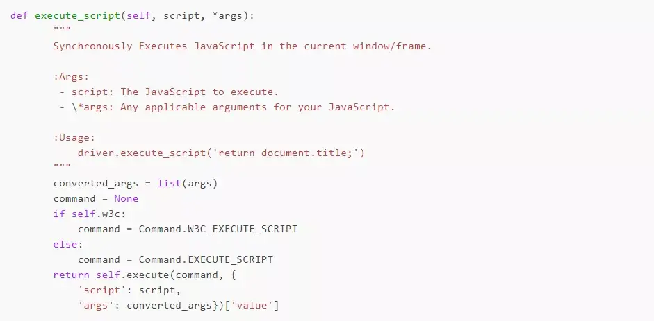 selenium 执行 js 代码的两个方法 - 知乎