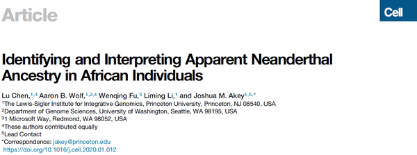 Cell | 探索人类进化历史进程，发现现代人拥有尼安德特人基因 - 知乎