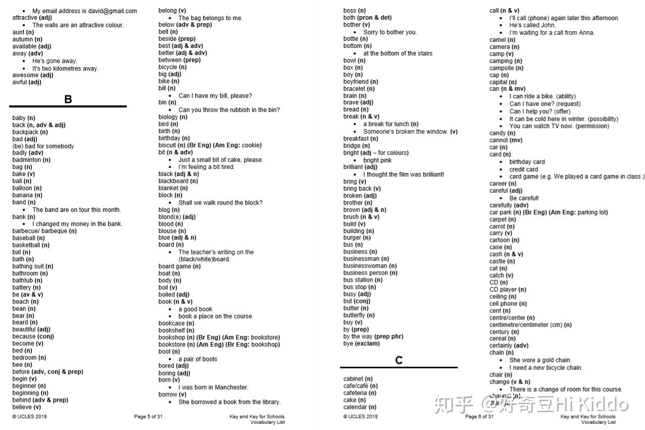 用这套资料搞定KET单词，还有最全官方备考资源哦 - 知乎