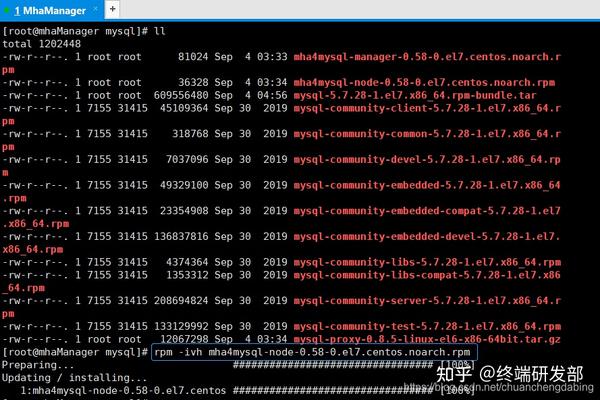 基于CentOS7，MySQL5.7的高可用MHA架构搭建实战 - 知乎