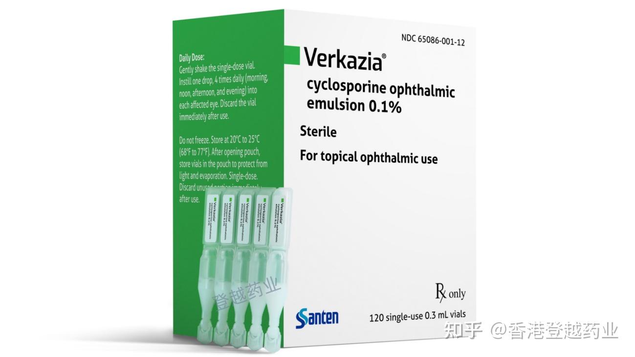 Verkazia Cyclosporine（环孢素滴眼液）副作用及注意事项 - 知乎