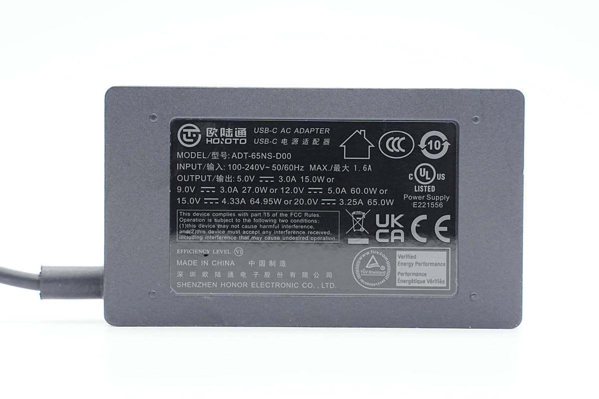 拆解报告：Honor欧陆通65W USB-C电源适配器ADT-65NS-D00 - 知乎