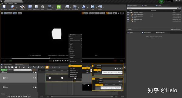 UE4中的动画编辑器 —— Sequencer in UE4 - 知乎