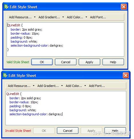 Qt样式表-详解 - 知乎