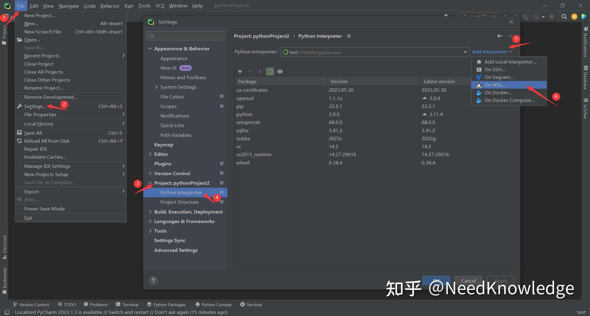 在Pycharm上配置WSL - 知乎