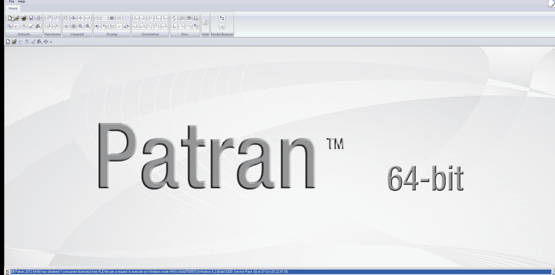 Patran建模初识化设置 - 知乎