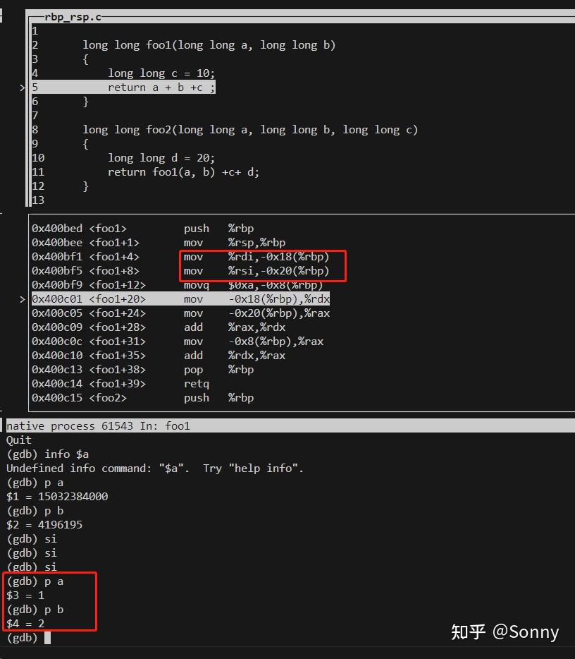 x86_64架构中rbp/rsp配合实现函数调用 - 知乎