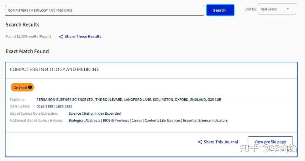 又一本SCI被On Hold！IF7.7，中科院2区Top - 知乎