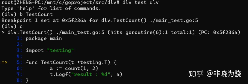 GO delve(dlv)调试工具笔记及实操 - 知乎