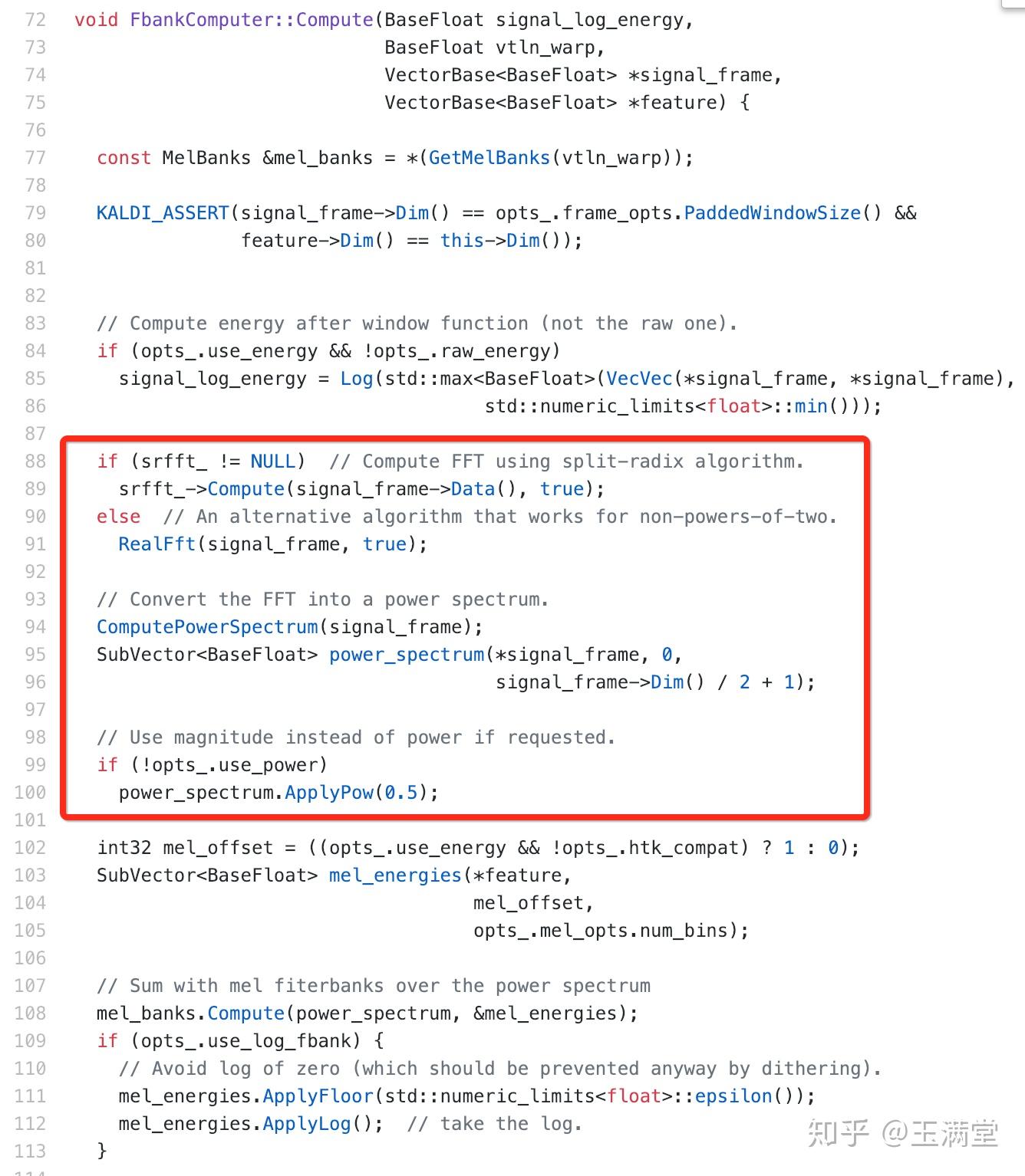 深入比较kaldi和python_speech_features提取的fbank特征之间的区别 - 知乎